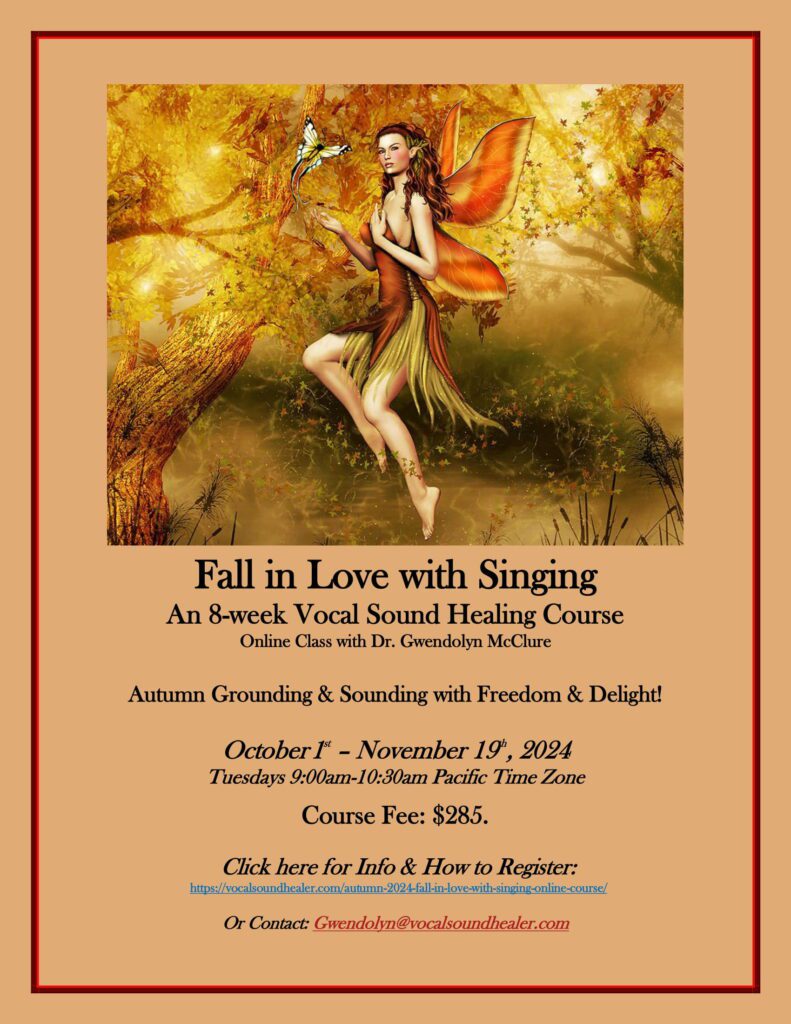 Autumn 2024 Fall In Love With Singing Online Course